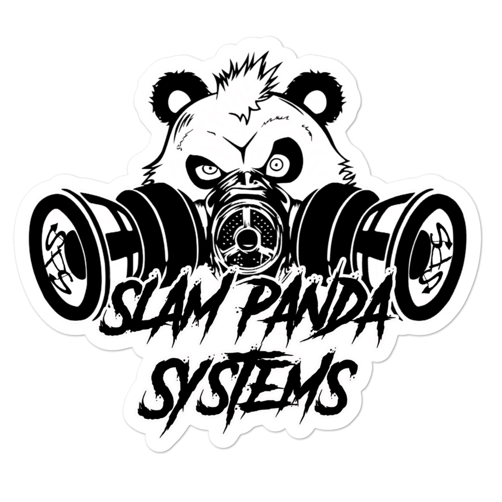 Slam Panda Systems - Angry Panda Die Cut Decals – Caraudioswag