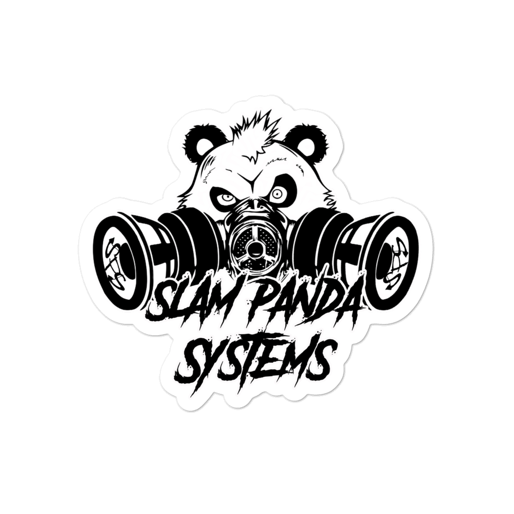 Slam Panda Systems - Angry Panda Die Cut Decals – Caraudioswag